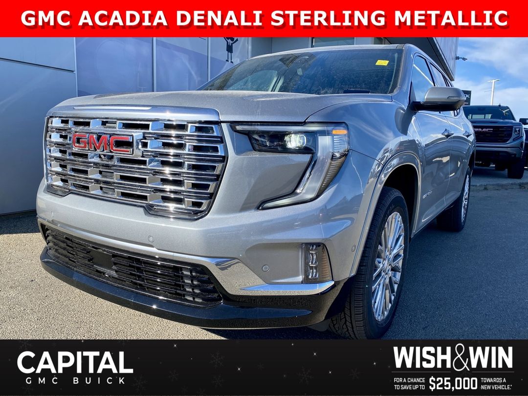 New 2026 GMC Acadia Denali (16272) Edmonton, AB | Capital GMC Buick