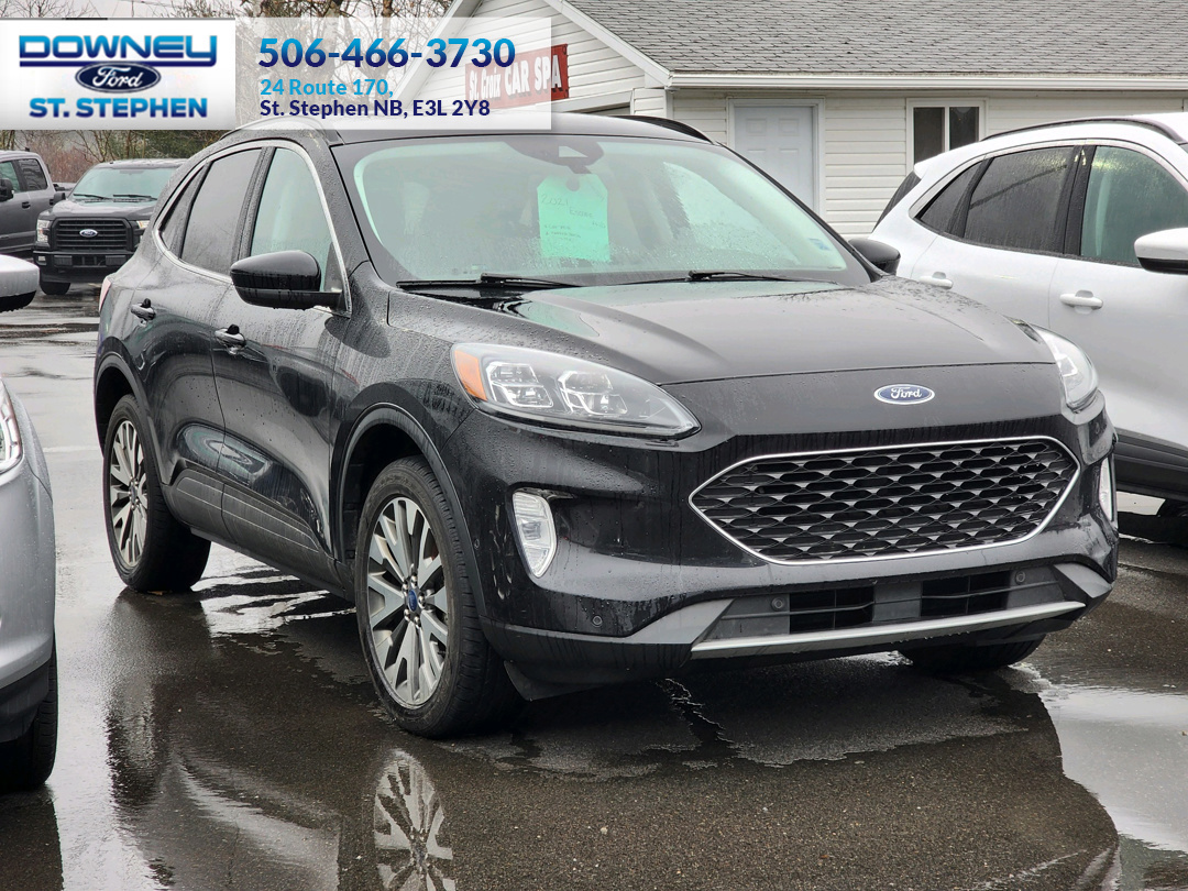 Used 2021 Ford Escape Titanium #77608PS Saint John, NB | Downey Ford ...