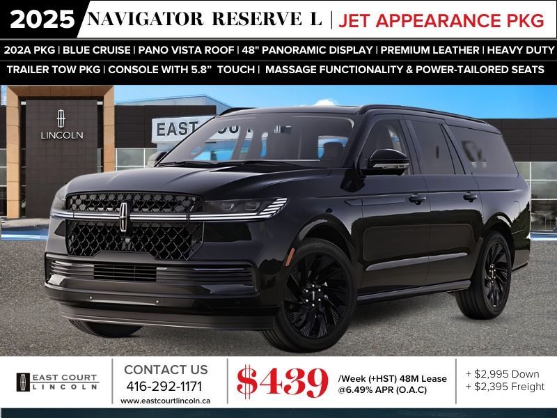 New 2025 Lincoln Navigator L Reserve #2025_Navigator Toronto, ON ...
