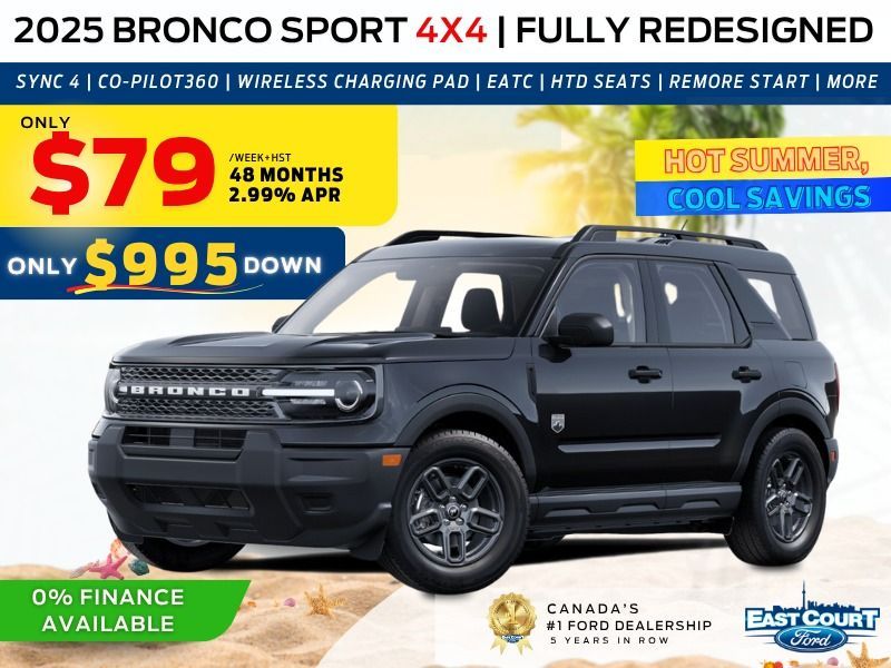New 2025 Ford Bronco Sport Big Bend #BRONCOSPORT_25 | Ontario’s Best ...